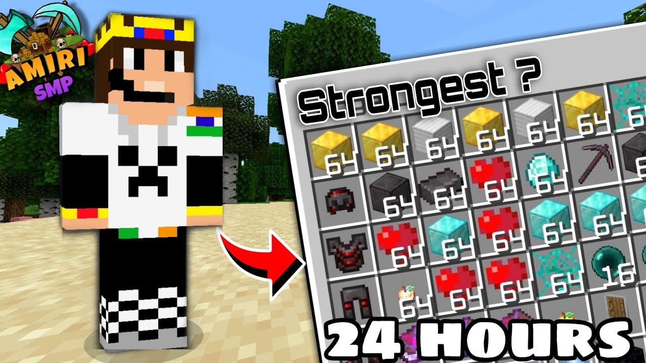 How I become the MOST STRONGEST PLAYER in this Minecraft smp || AMIRI ...