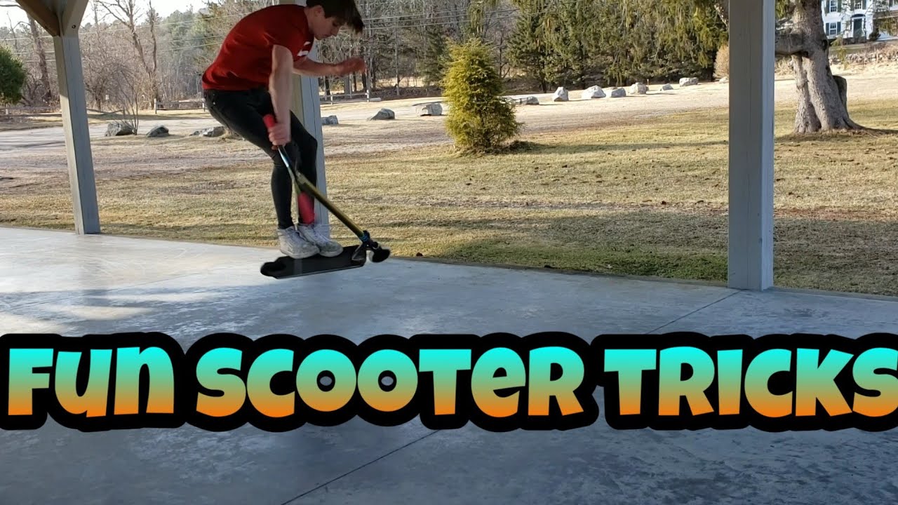 Fun scooter tricks!!!!! - YouTube