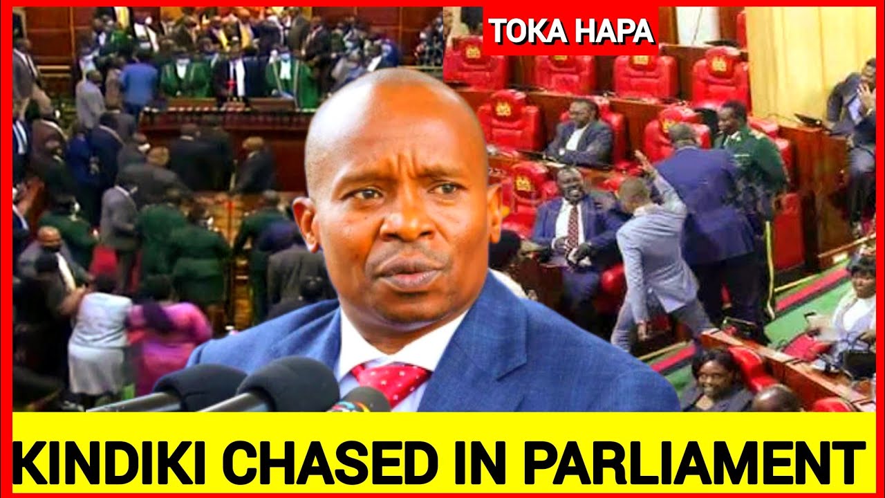 Breaking News! Kithure kidiki heckled and chased in parliament for ...