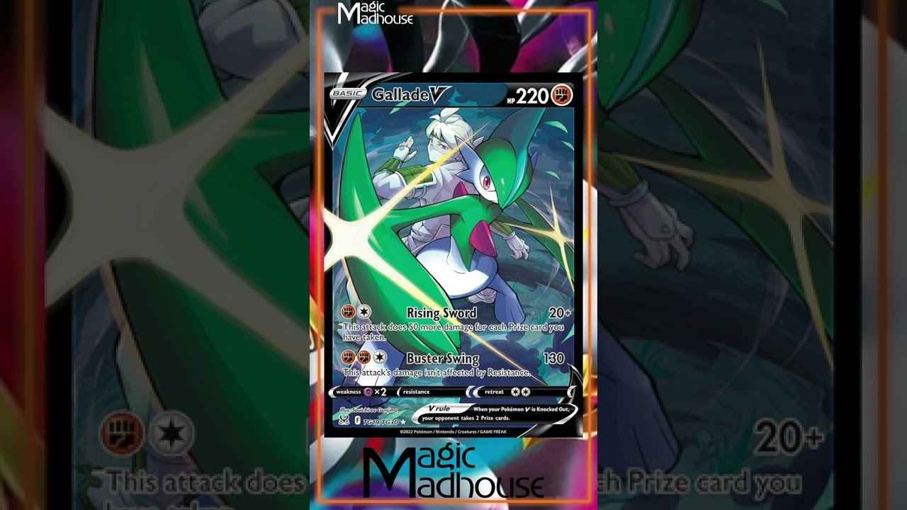 Gallade V, Crobat V & Eternatus V Trainer Gallery Cards - YouTube