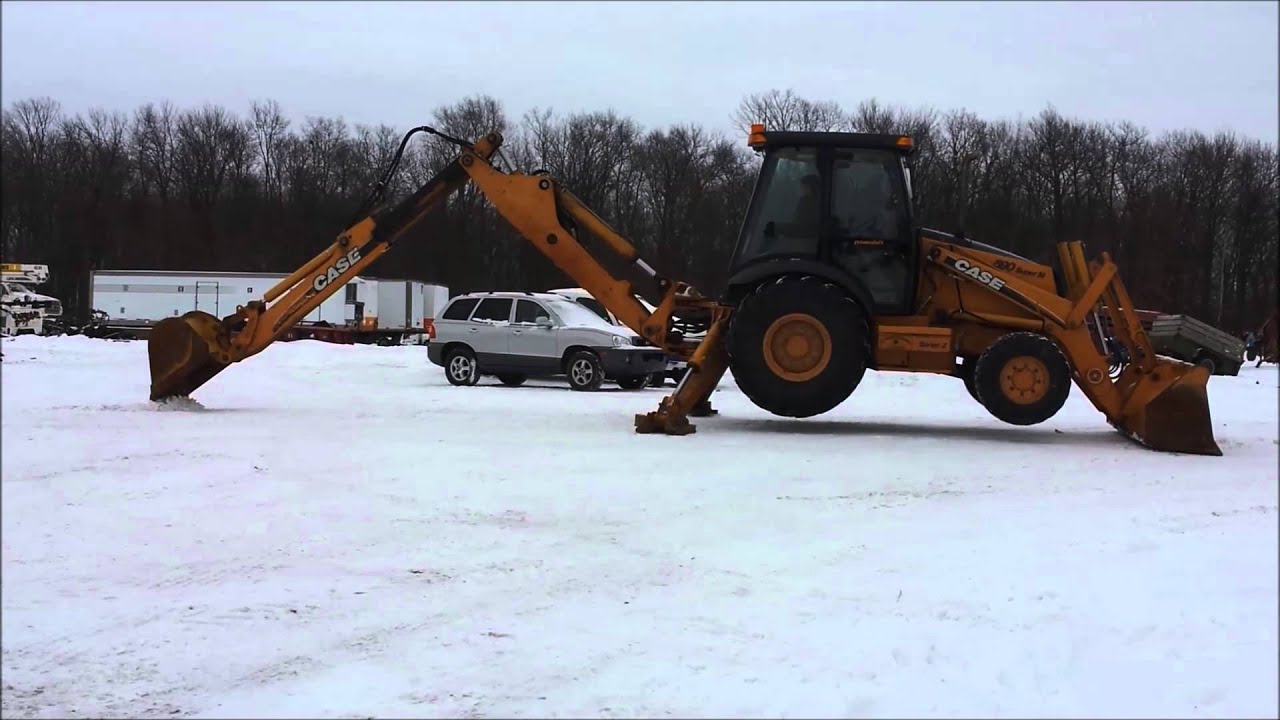 2004 Case 590 Super M Series II Loader Backhoe - YouTube