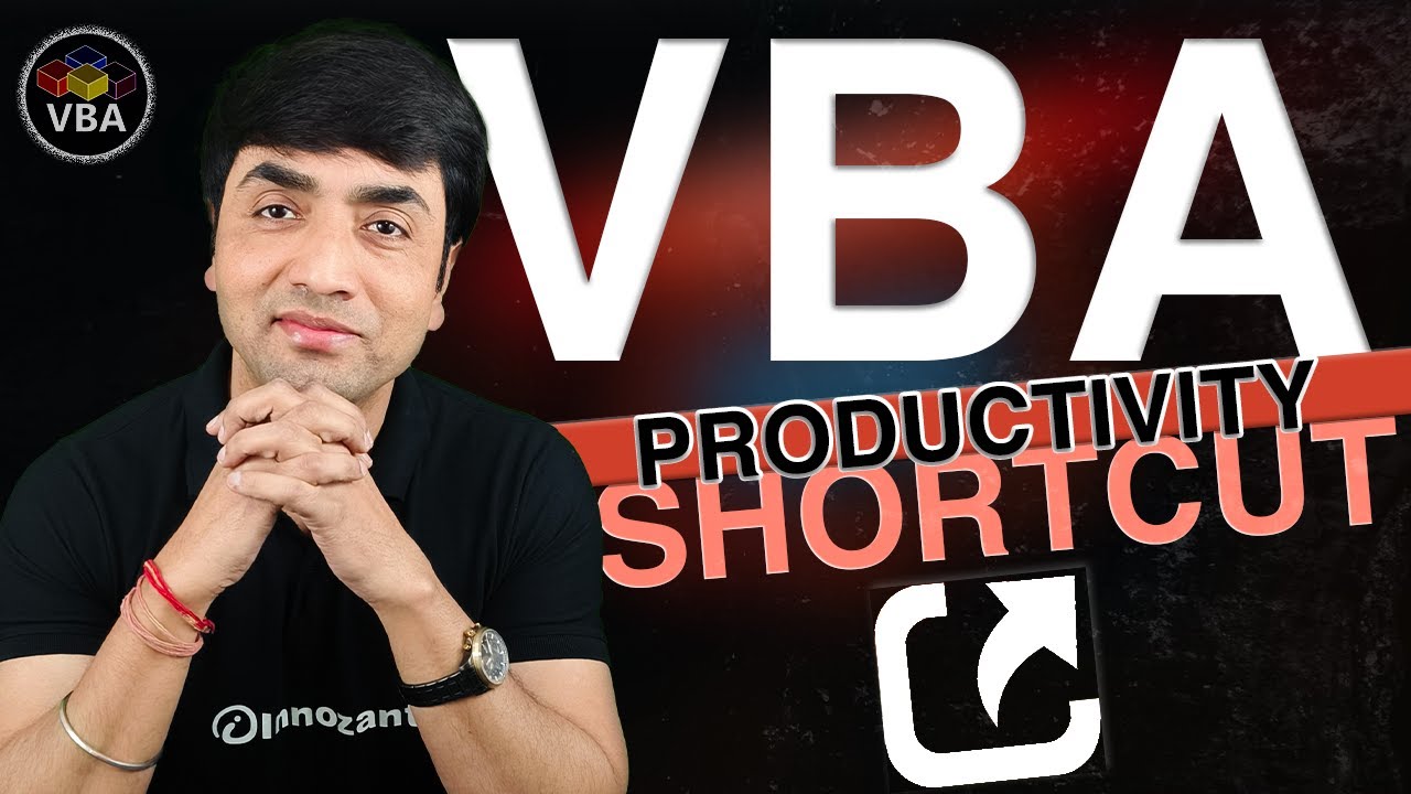 Vba Macro Productivity Shortcuts Youtube