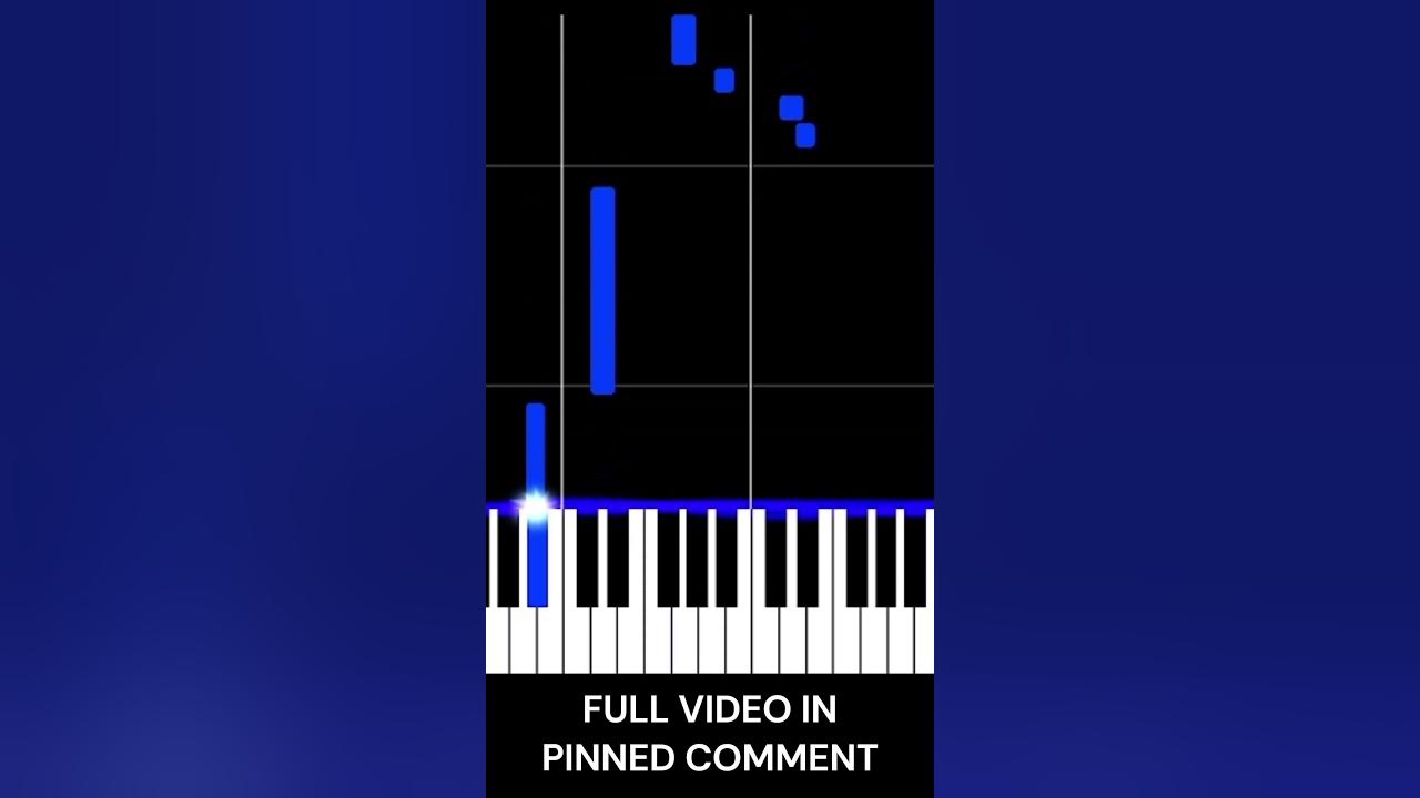 Overwrite from Underverse - Easy mode [Piano Tutorial] (Midi visualizer) - YouTube