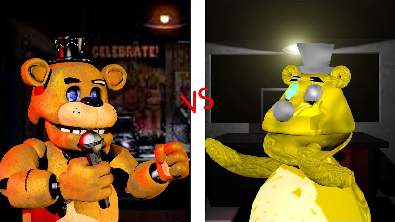 || Gmod FNaF || Freddy vs Golden Fred - YouTube