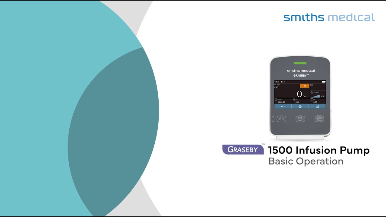 วิธีการใช้งาน Graseby 1500 Infusion Pump - YouTube
