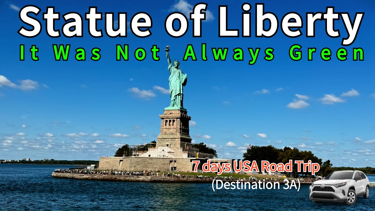 Why Statue of Liberty is Green ?🗽 | Secrets, History & Tour | Vlog 16 ...