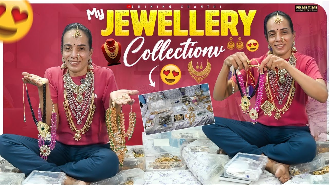 My Jewellery Collection | Jabardasth Shanthi Swaroop | Shining Shanthi ...