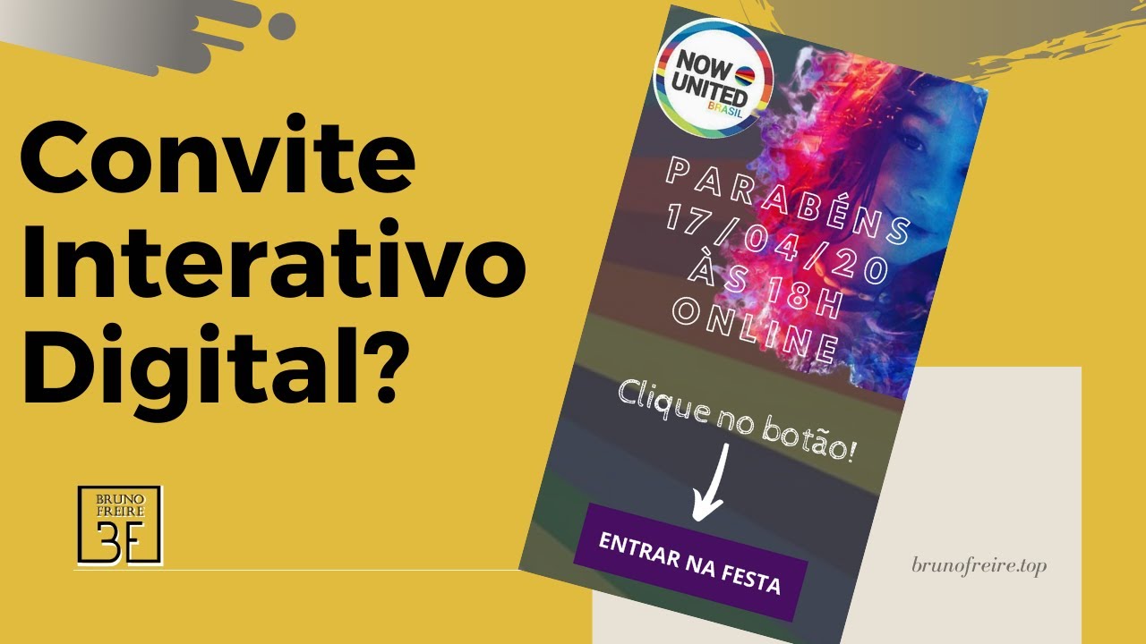 Como criar um convite digital interativo e inteligente? - YouTube
