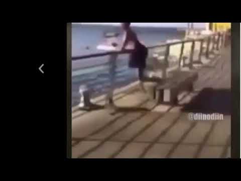 Kid hits railing meme - YouTube