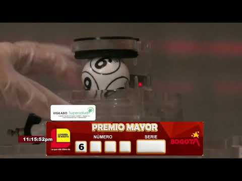 Resultado del  Premio Mayor de la Lotería de Bogotá del sorteo 2839 del 26 de marzo de 2026