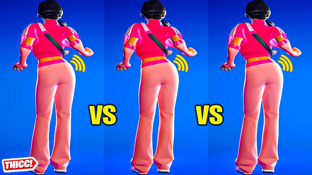 Fortnite Striped Slinger Skin Party Hips 1 Hour Version! Thicc 🍑😘 New ...