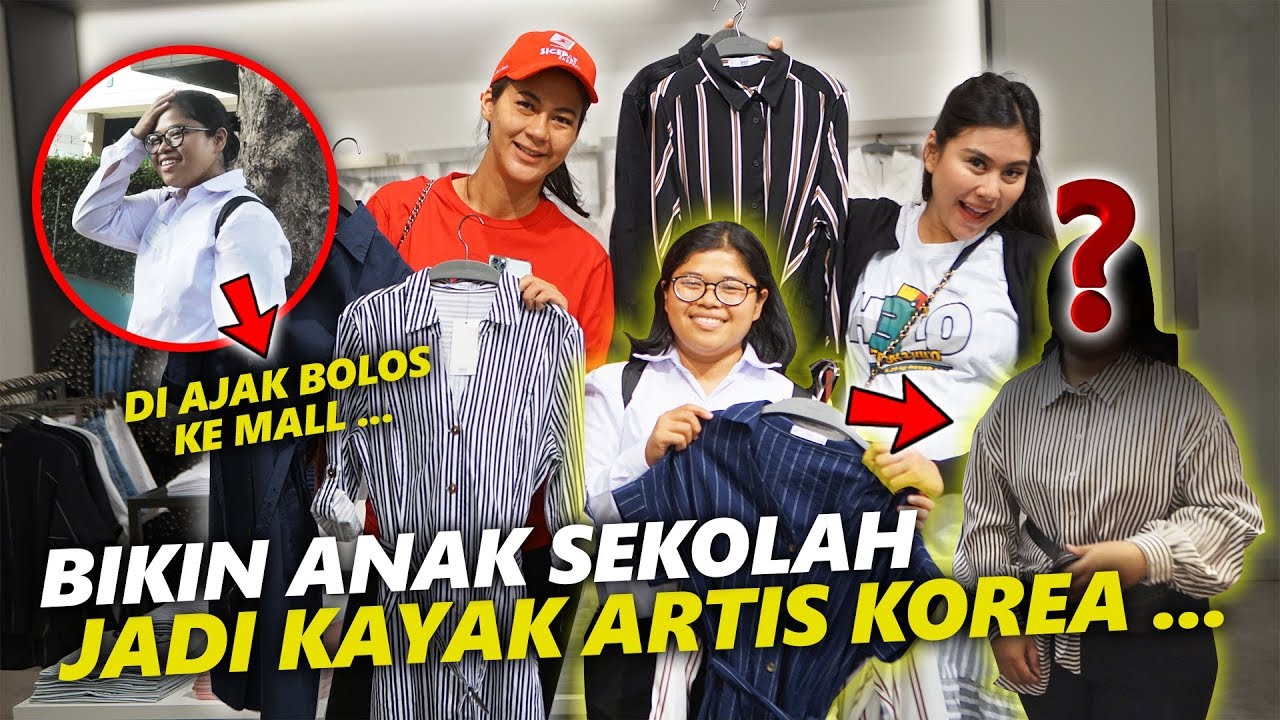 DUO BUMIL NGERUBAH ANAK SEKOLAH JADI ARTIS KOREA !! SEMUANYA DIUBAH ...