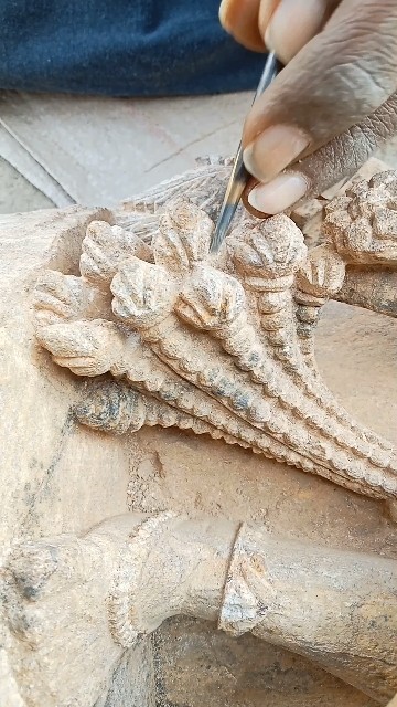 Stone Carving New Bird And Flower / Akhi Palake Mo Tu - YouTube