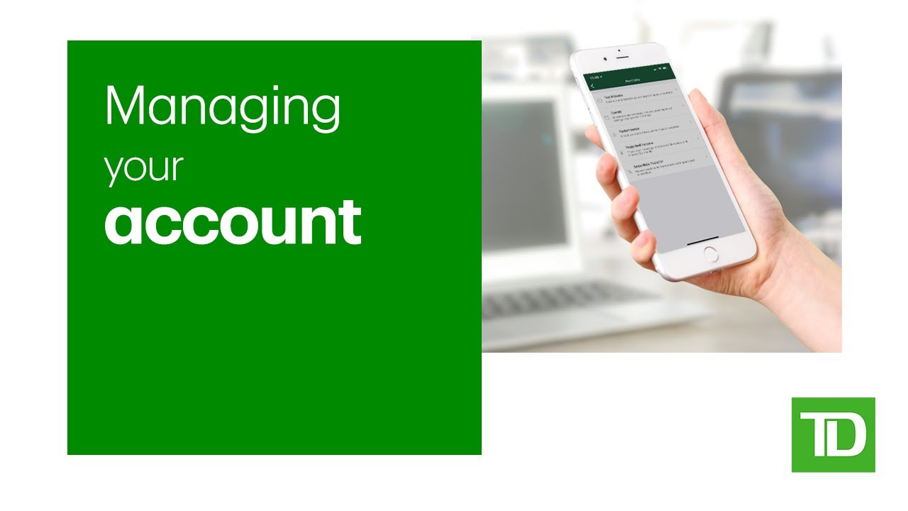 Managing your direct investing account with the TD app - YouTube