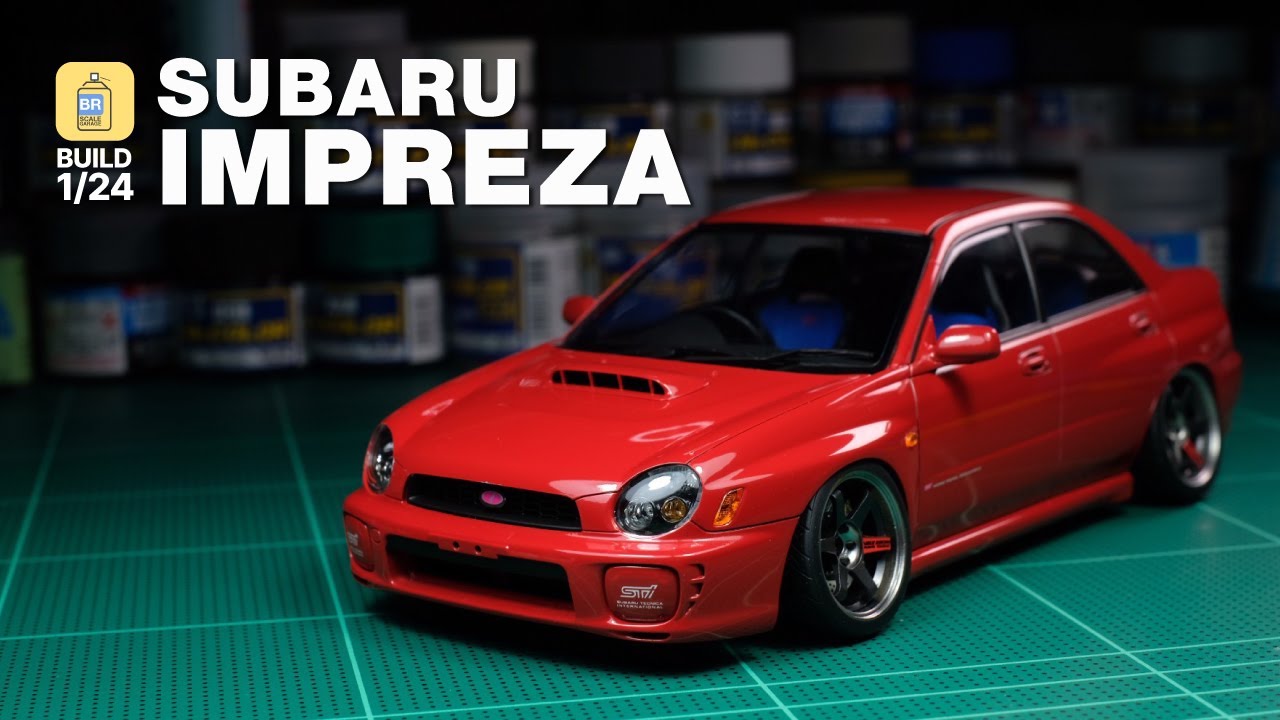Build 1/24 Subaru Impreza WRX Sti : Stance - YouTube