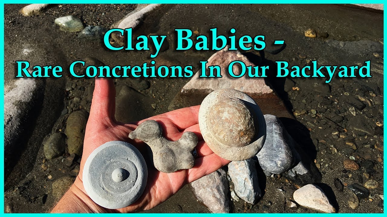 Clay Babies - Rare Concretions In Our Backyard - YouTube