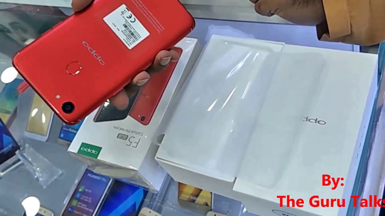 OPPO F5 PLUS RED 6GB UNBOXING | F5 RED FIRST LOOK - YouTube