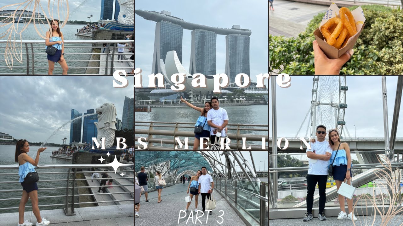 MBS + Merlion Park | Singapore travel vlog Part 4 | Team Chesnut Vlog ...