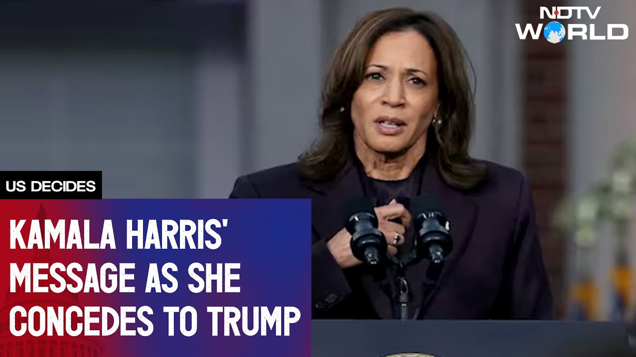 Kamala Harris Full Speech | "Only When It Is Dark...": Harris' Message ...