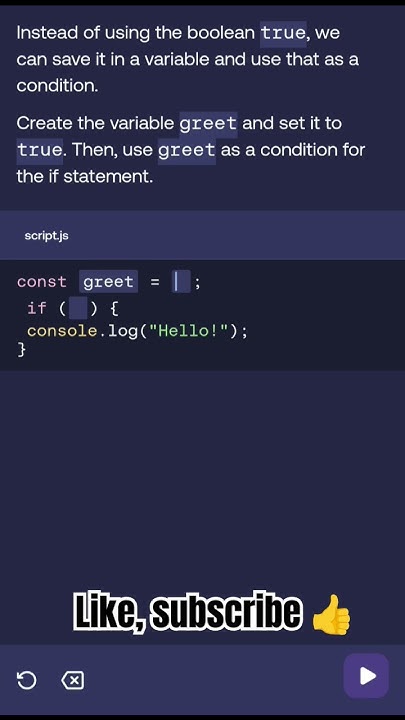 How to use a variable as a condition in JavaScript. #javascript #coding#programming#chatgpt#new# ...