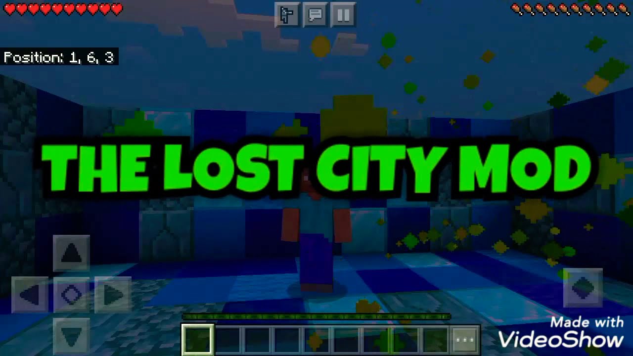 Playing (THE LOST CITY MOD) in minecraft - YouTube