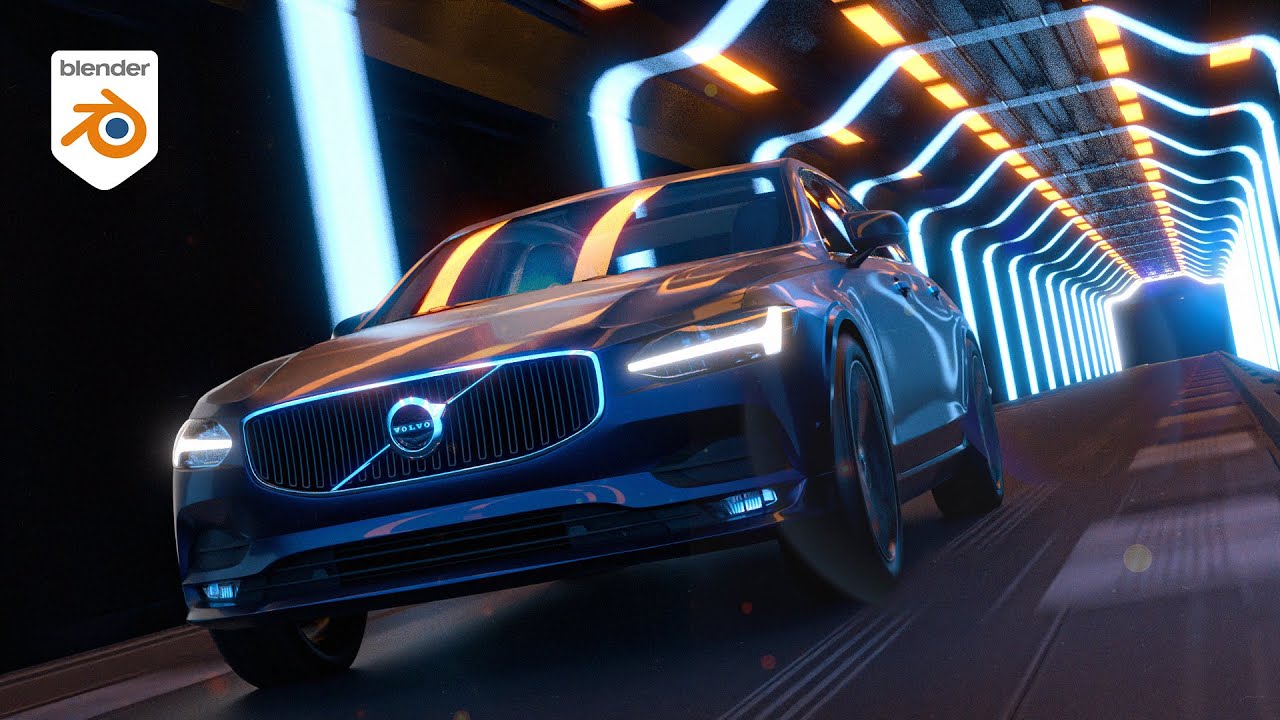 I made a car animation commercial in Blender | Volvo S90 Recharge - YouTube