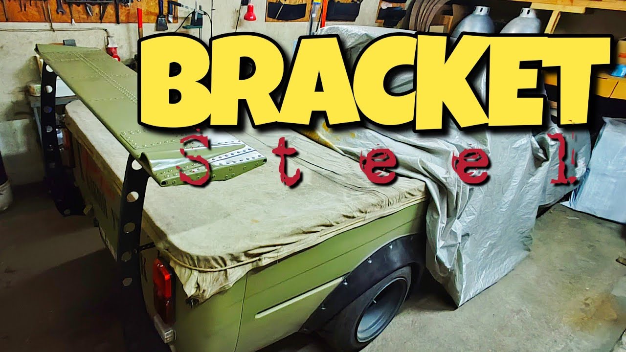 How to make custom steel bracket for spoiler. - YouTube