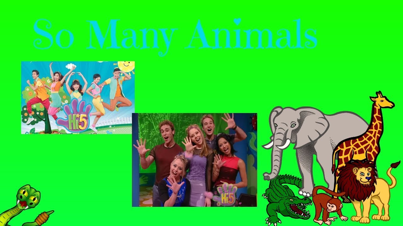 Hi-5 So Many Animals (Indonesia & original cast) - YouTube