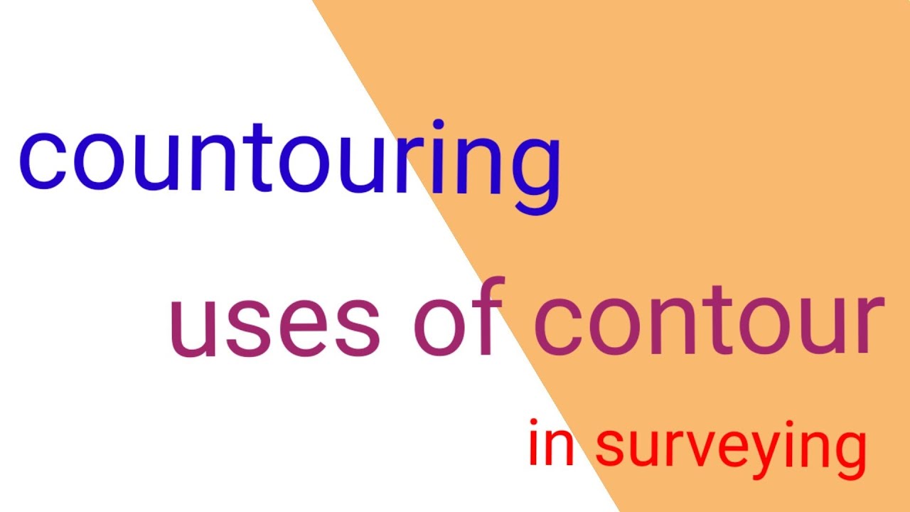 COUNTOURING AND ITS USES //WHAT IS COUNTOURING,CONTOUR INTERVAL ...