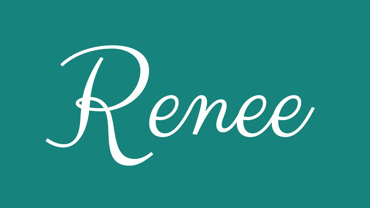 Learn How To Sign The Name Renee Stylishly In Cursive Writing YouTube learn-how-to-sign-the-name-renee-stylishly-in-cursive-writing-youtube