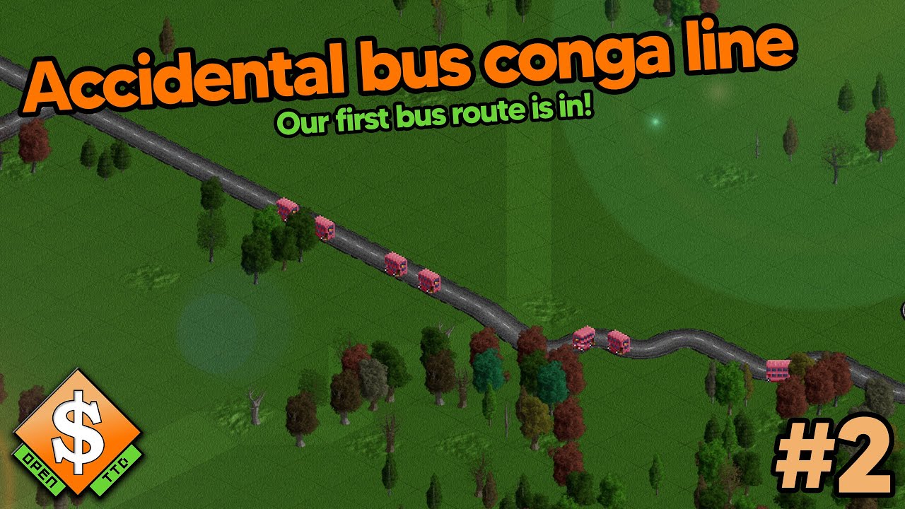 Our FIRST bus service is in! | OpenTTD | 2 - YouTube