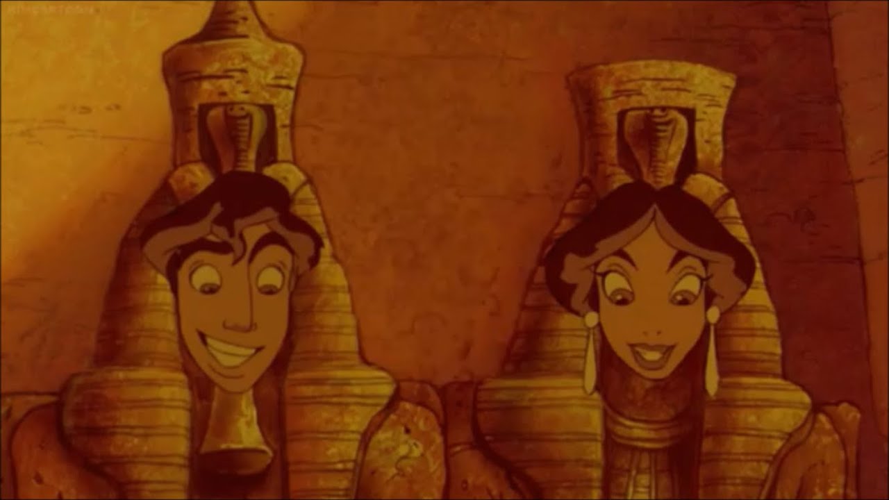 Aladdin Movie - Aladdin and Jasmine transforms into Egyptian Statues ...