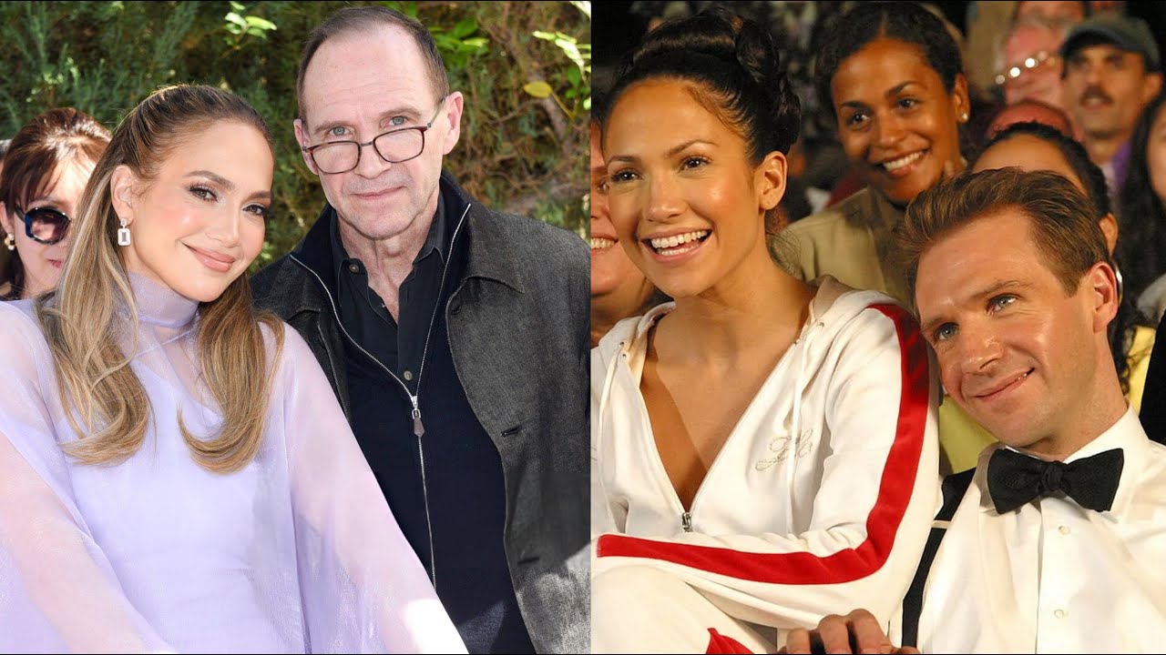 Jennifer Lopez & Ralph Fiennes Reunite After 22 Years - YouTube
