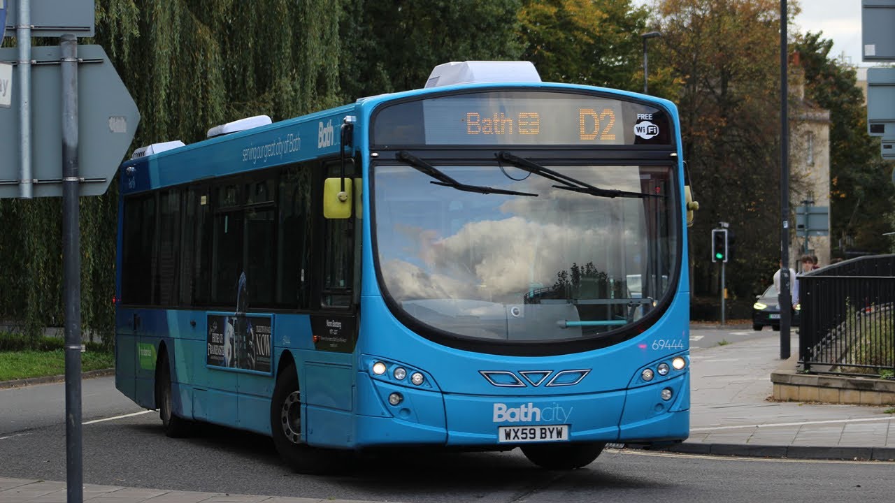 *Windscreen View* Volvo B7RLE Wright Eclipse 2 (D2 to Bath) WX59 BYW ...