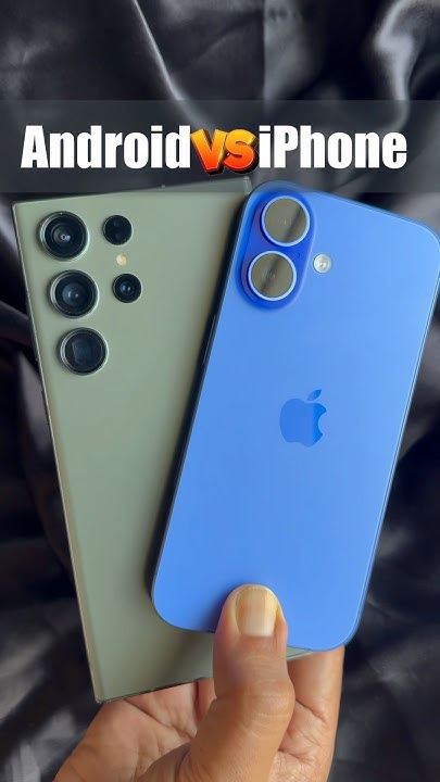 Switch Between Front And Back Camera While Video Recording Android vs iPhone #shorts #ios # ...