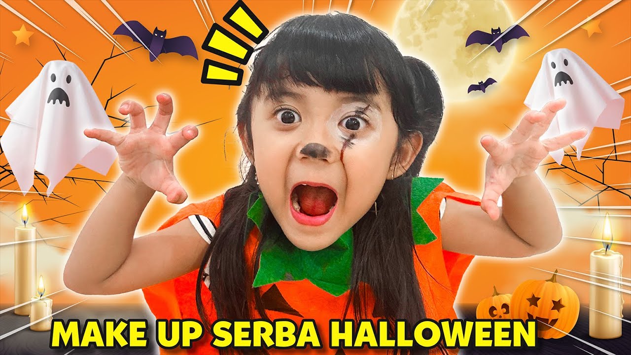 SAMANTHA MAKE UP SERBA HALLOWEEN JADI SEREM TAPI MALAH DITEROR ...