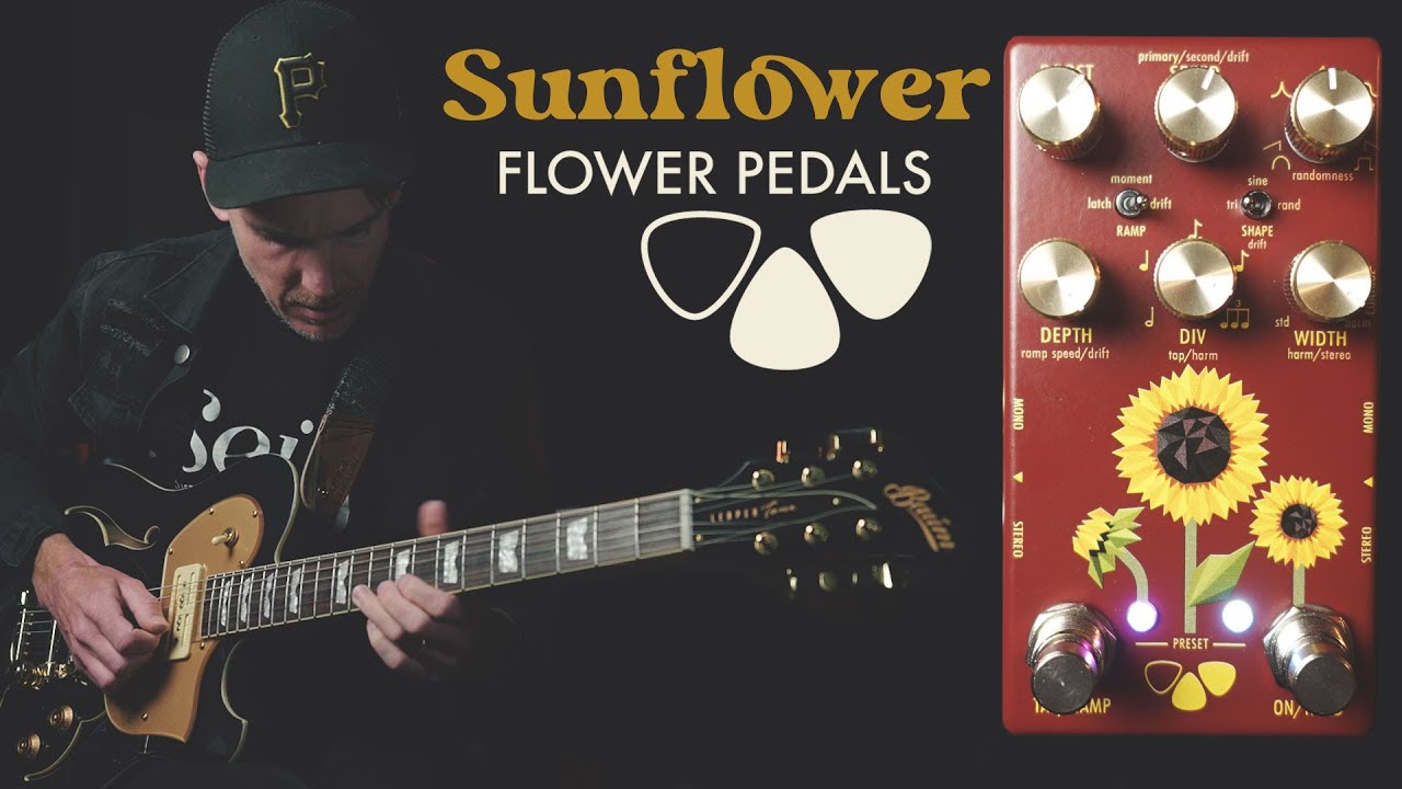 Flower Pedals Sunflower Deluxe Tremolo // Guitar Pedal Demo - YouTube
