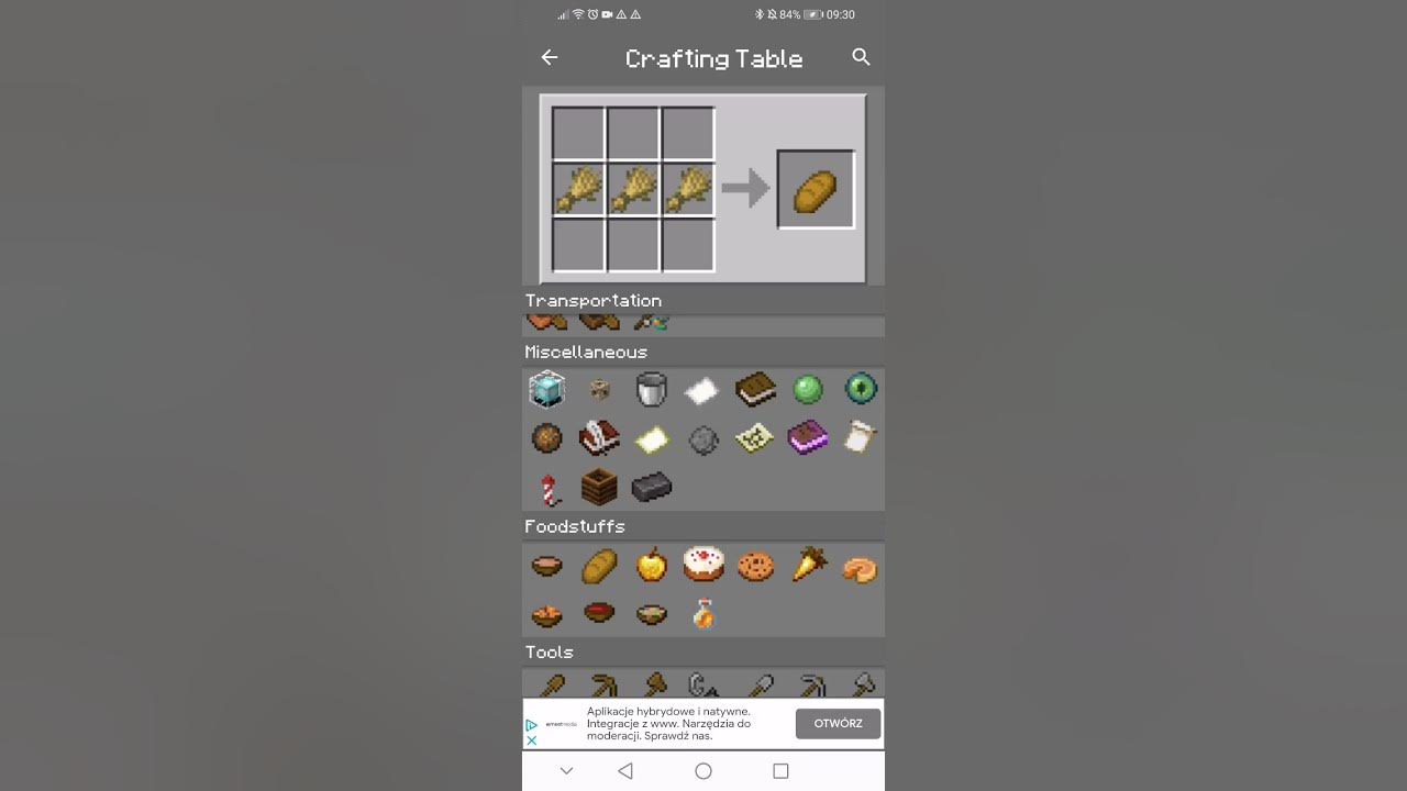 How to make Bread in Minecraft. - YouTube