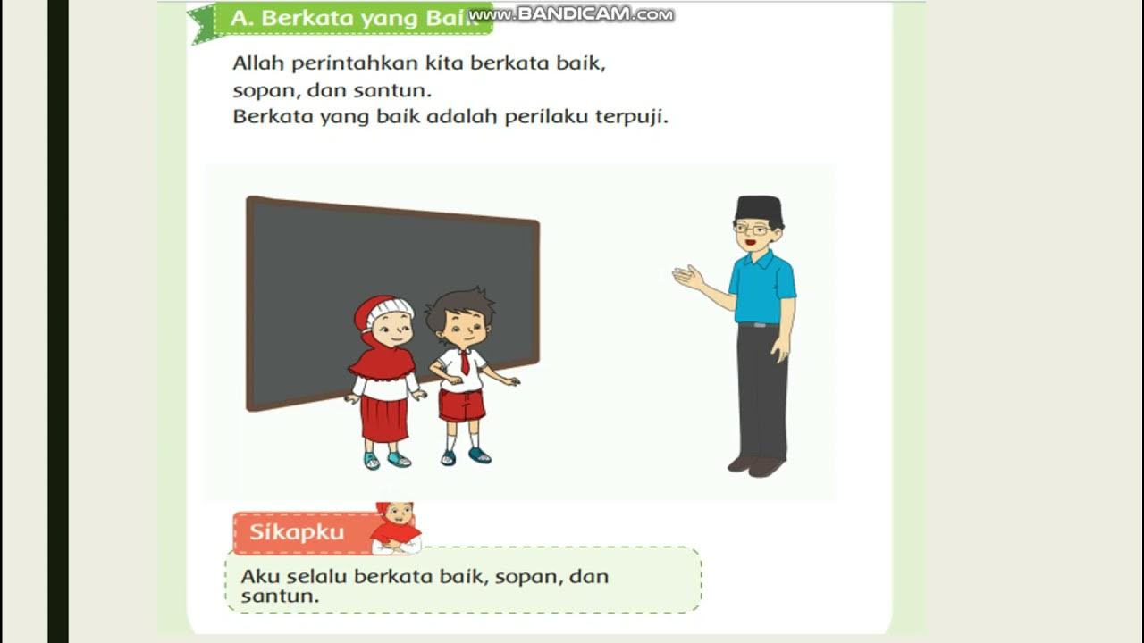 Bertutur Kata Yang Santun Sopan Dan Benar Youtube