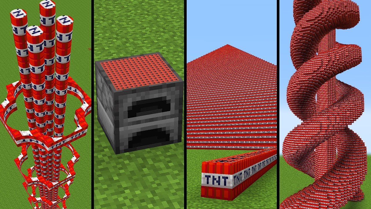 every tnt experiment in one video in Minecraft - YouTube