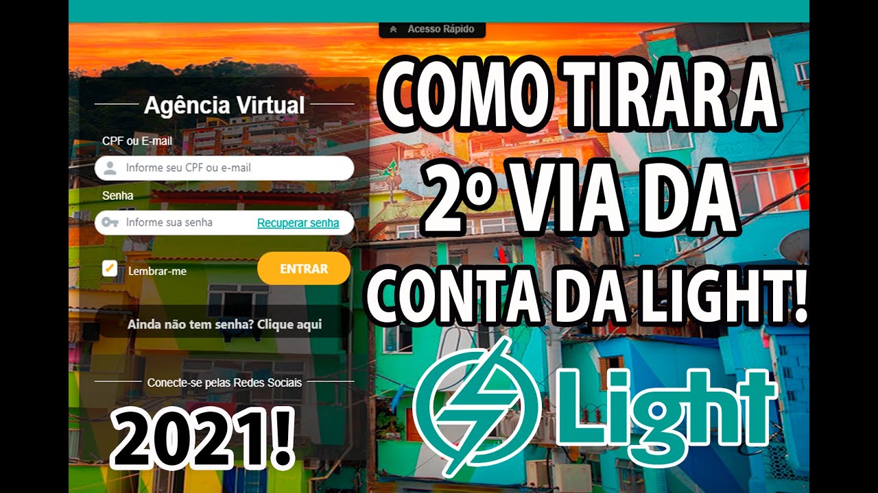 Light 2 Via Como Tirar Segunda Via De Conta Light