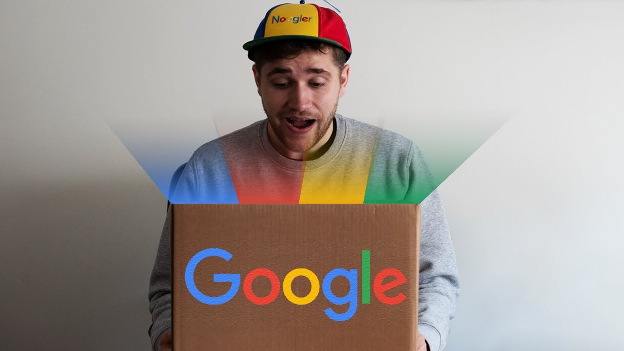 Google Employee - MYSTERY SWAG UNBOXING?! - YouTube