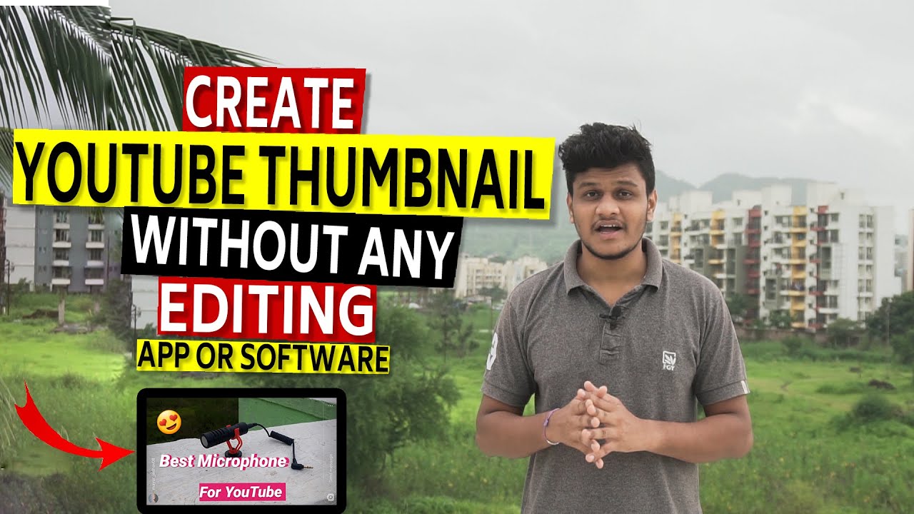 How to create YouTube thumbnail without any editing application or ...