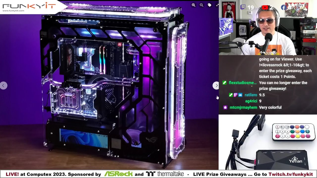 The Funky Kit Show LIVE Ep.245 - Yeyian Typhoon LII Master Kit, Crypto ...