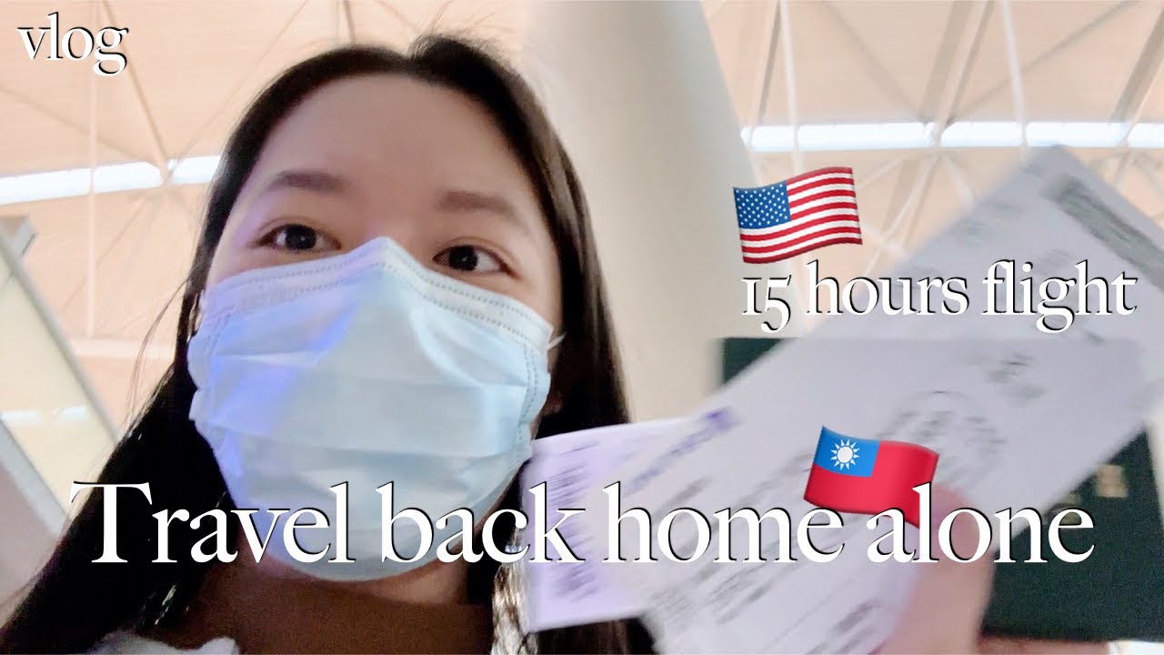 Flying back home alone, 15 hours on plane to Taiwan｜sometimes with Keys ...