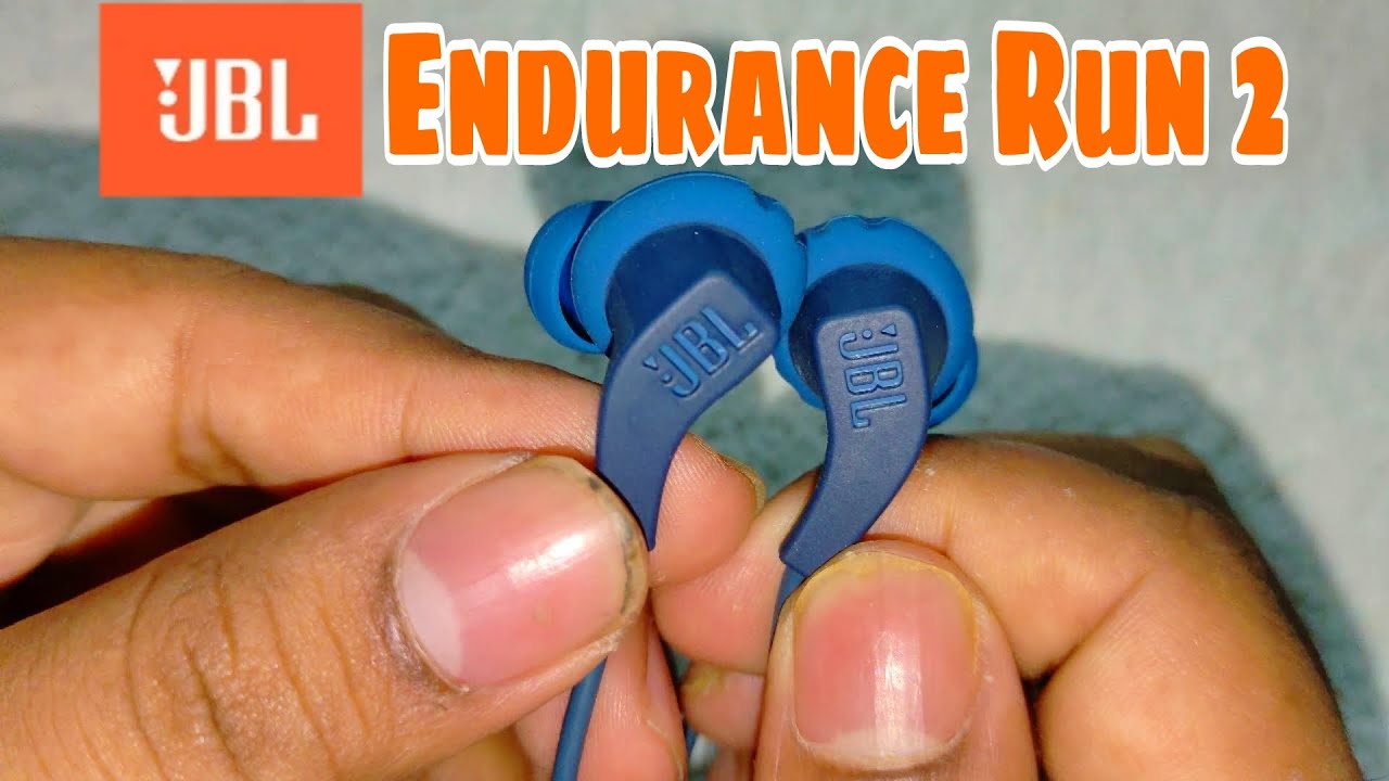JBL Endurance Run 2, Sports in Ear Wired Earphones with Mic, Pure Bass ...