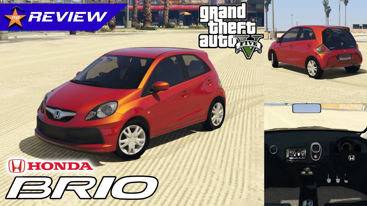 MOD HONDA BRIO 2013 by ADAM PROJECT | Review Mod GTA 5 - YouTube