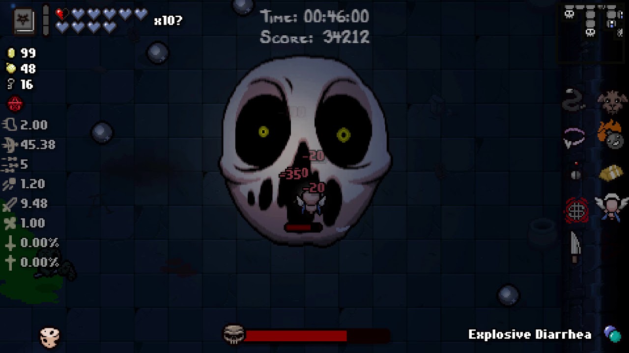 The Binding of Isaac: Afterbirth+ - Dull Razor Achievement (Hard) - YouTube