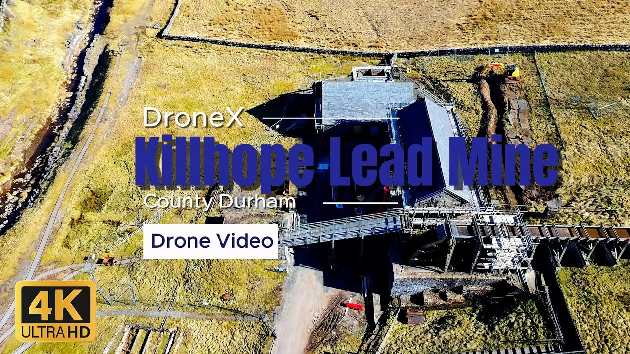 Exploring Killhope Lead Mine by Drone | Stunning Aerial Views of County ...