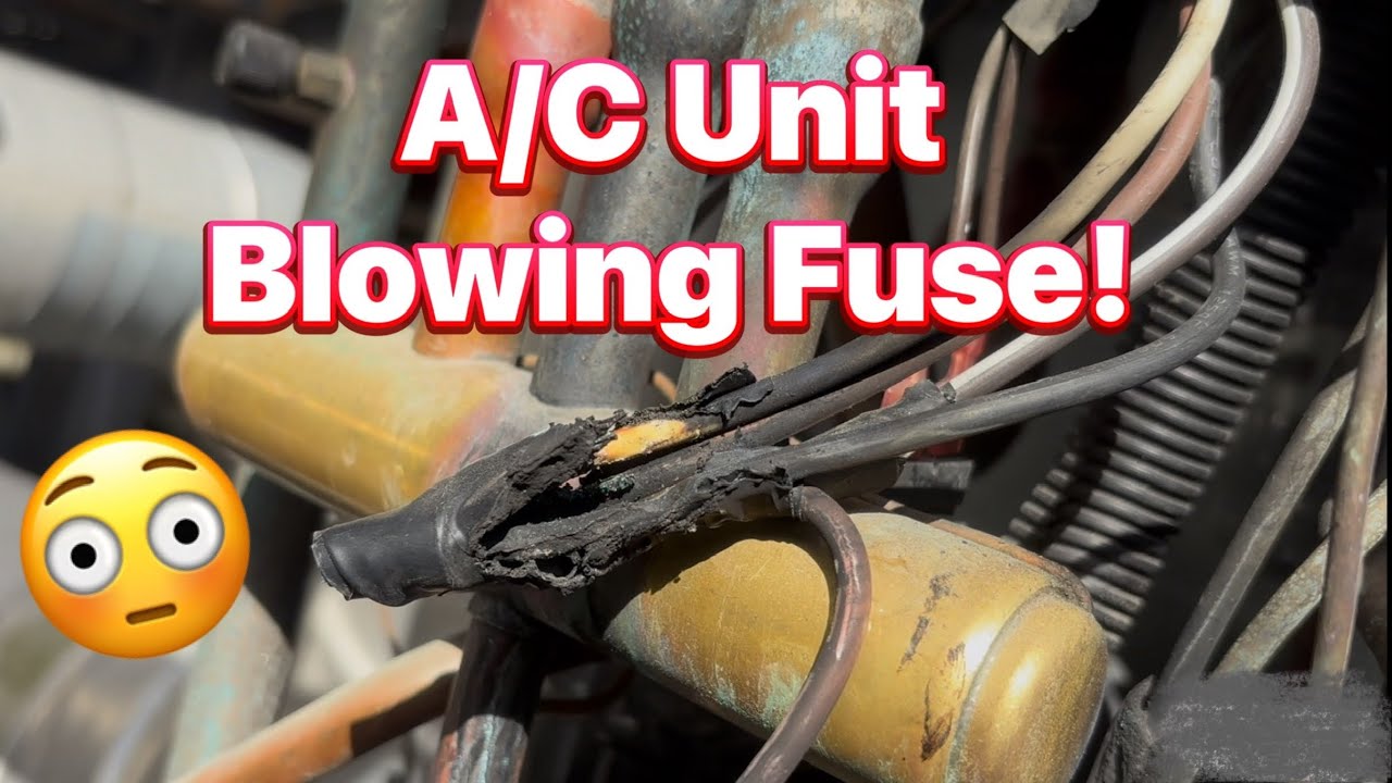 High Voltage A/C Unit Blowing Fuses! - YouTube
